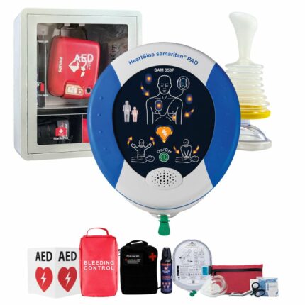 Complete AED Packages W/ Wall Cabinet & AED Sign - American AED